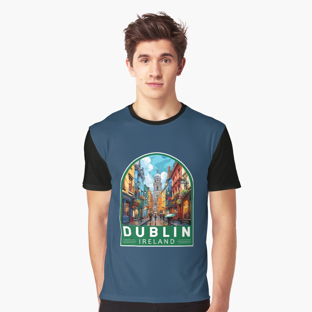 "Dublin Ireland Travel Art Emblem" Sticker for Sale by KrisSidDesigns ...