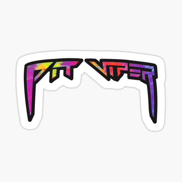 "Pit Viper Sticker / Decal - Tie Dye " Sticker for Sale by sticker ...