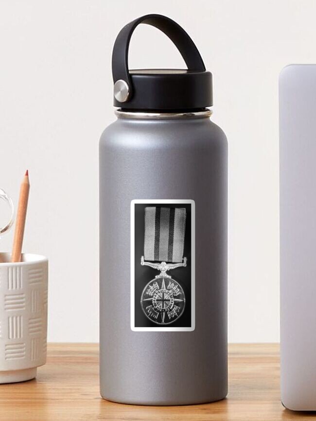 "Op Shader Medal UK B&W" Sticker for Sale by UKMilitaire | Redbubble