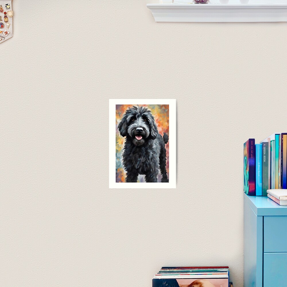 "Black Labradoodle Doodle Dog" Poster for Sale by cockapoodled | Redbubble
