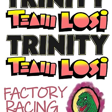 "TRINITY FACTORY RACING TEAM 90s RC " Sticker for Sale by Nostalgia-RC | Redbubble