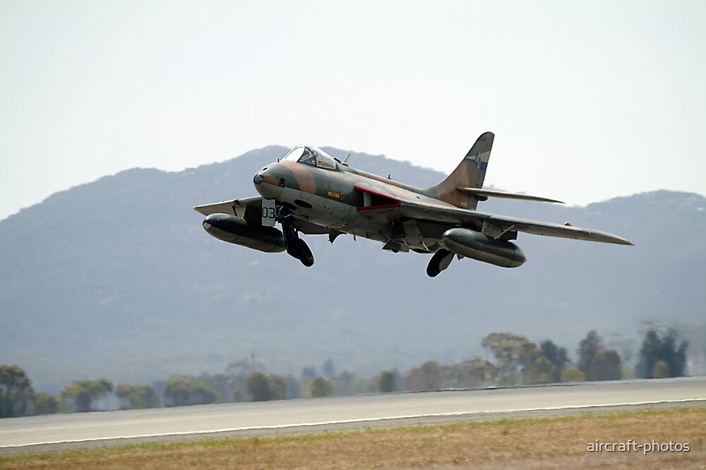 "Hawker Hunter" by aircraft-photos | Redbubble