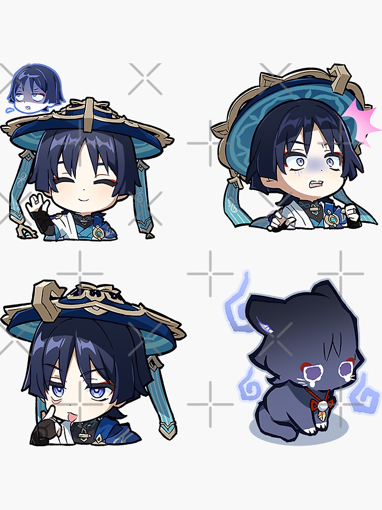 "Wanderer / Scaramouche Pack | Genshin Impact" Sticker for Sale by ...