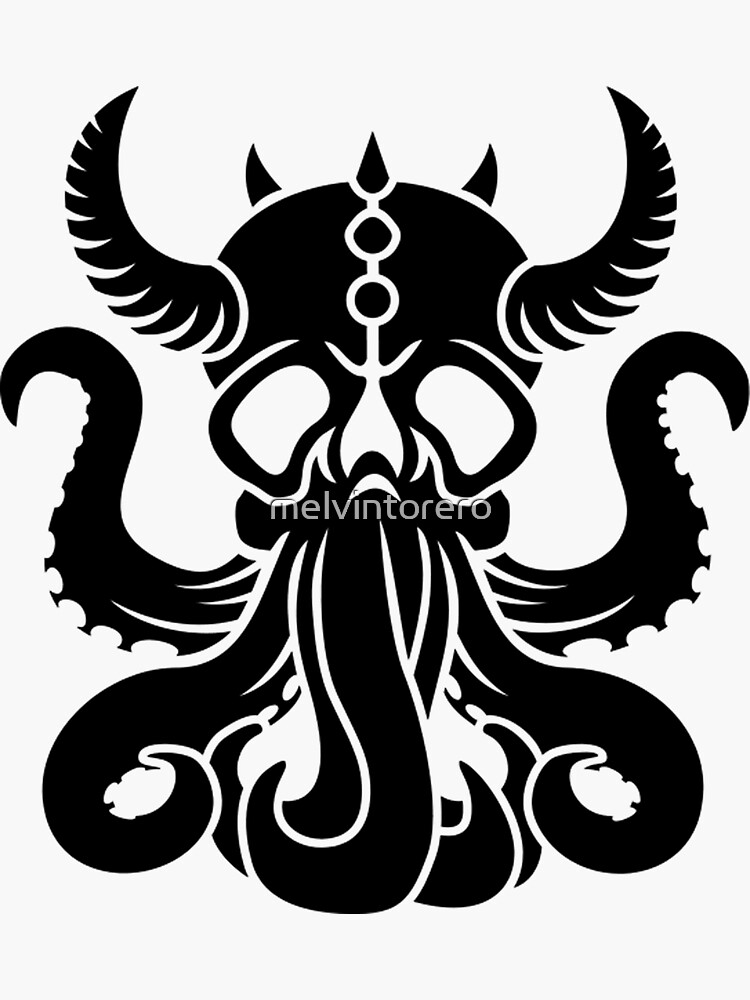 "Sea Demon" Sticker for Sale by melvintorero | Redbubble