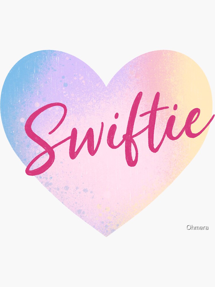 "Swiftie Lover" Sticker for Sale by Ohmera | Redbubble