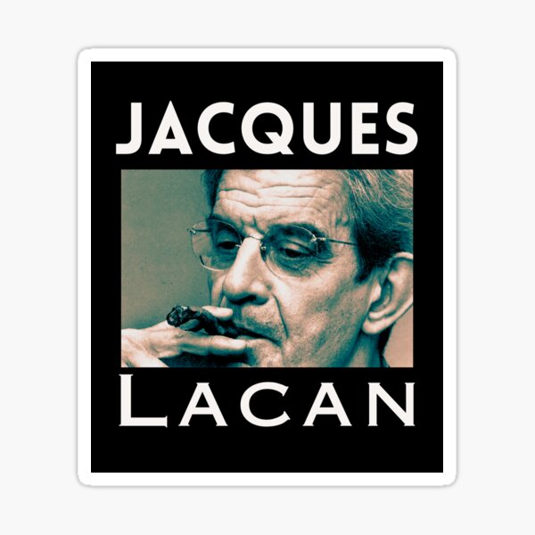 "Jacques Lacan" Sticker for Sale by artbleed | Redbubble