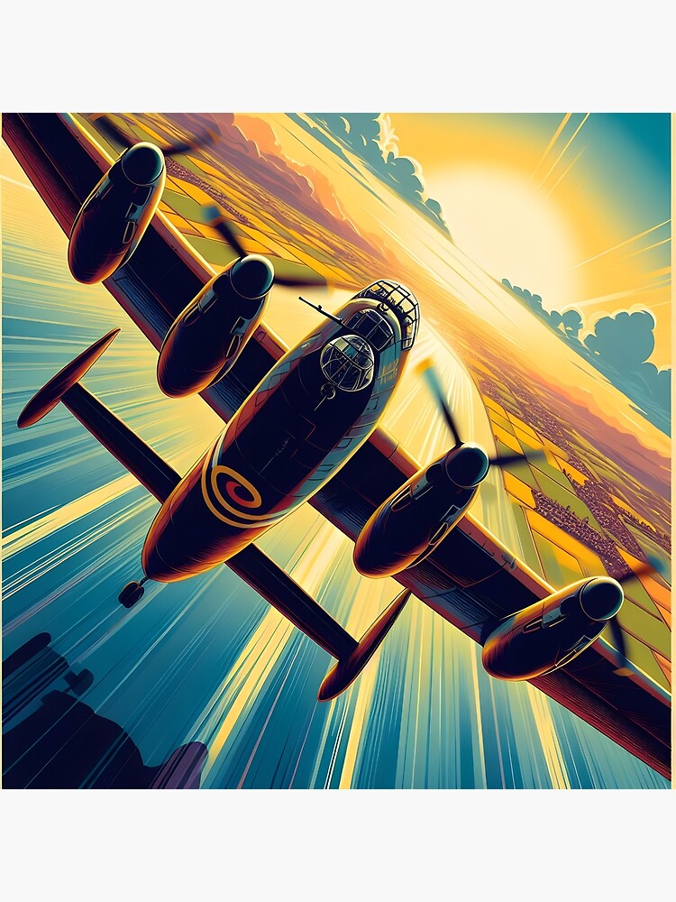 "Avro Lancaster - British Heavy Bomber" Poster for Sale by ...