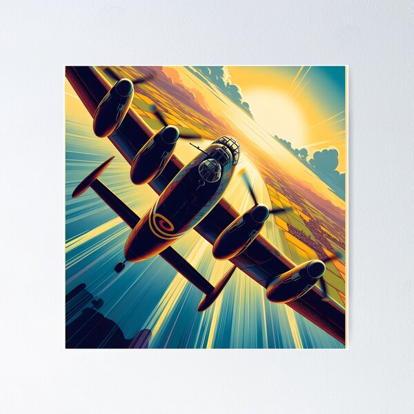 "Avro Lancaster - British Heavy Bomber" Poster for Sale by ...