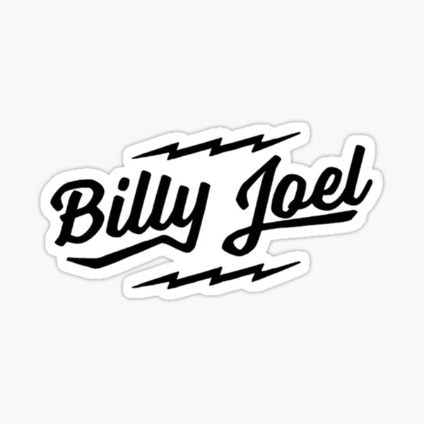 "Billy Joel, Billy Joel Design, Billy Joel Fan Art" Sticker for Sale by ...