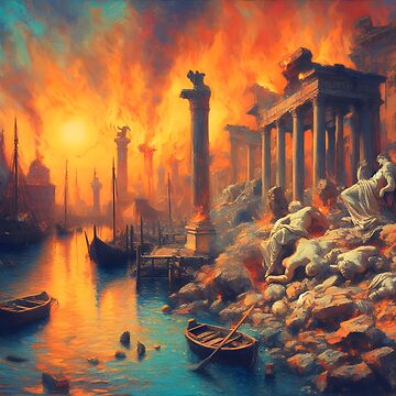 "The Fall of Rome" Art Print for Sale by ClassicRetroism | Redbubble