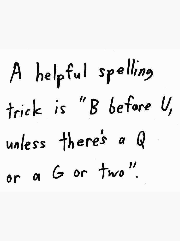 "Low Quality Spelling Fact" Sticker for Sale by LowQualityFacts | Redbubble