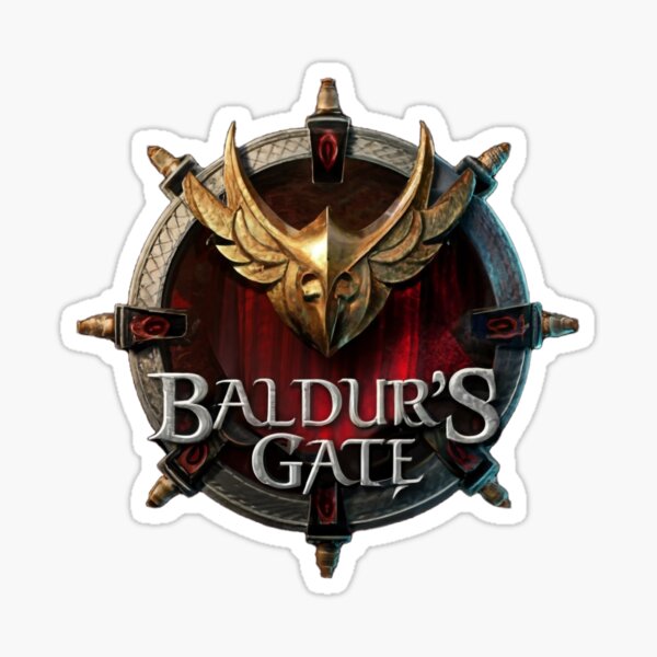 "Baldur's Gate 3 logo" Sticker for Sale by Thompika | Redbubble