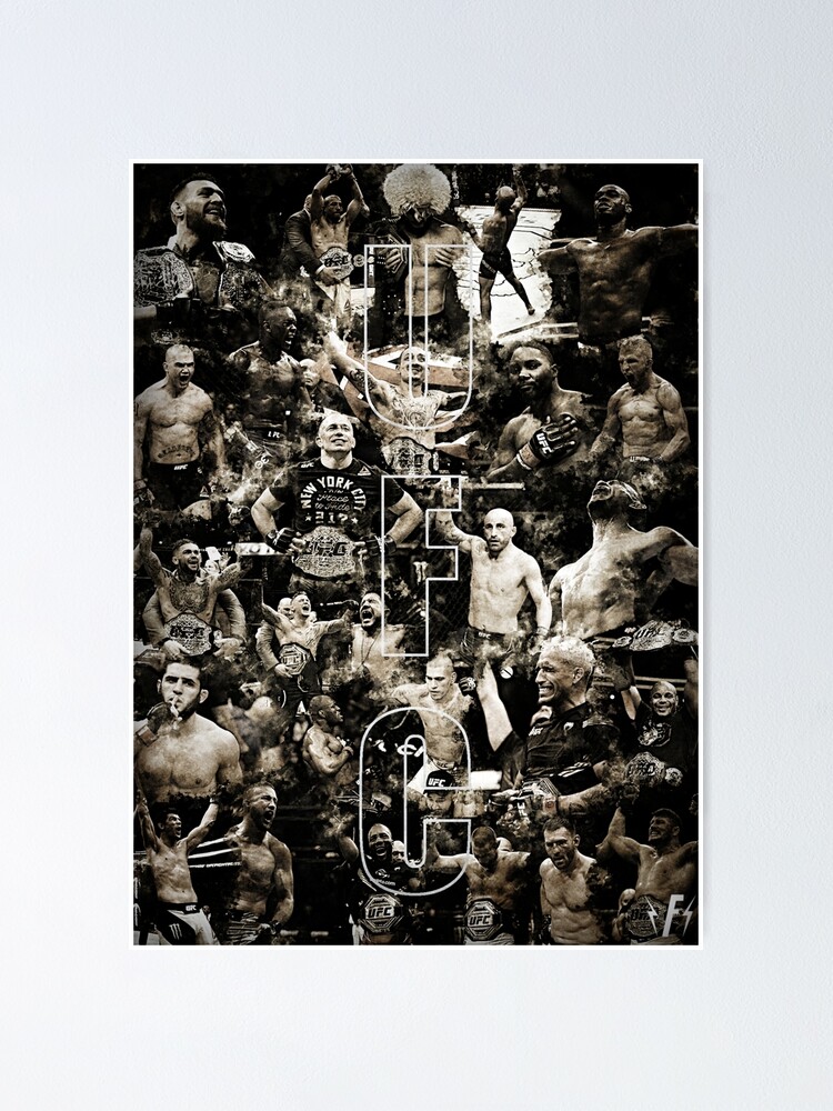"THE UFC" Poster for Sale by FalconMMA | Redbubble