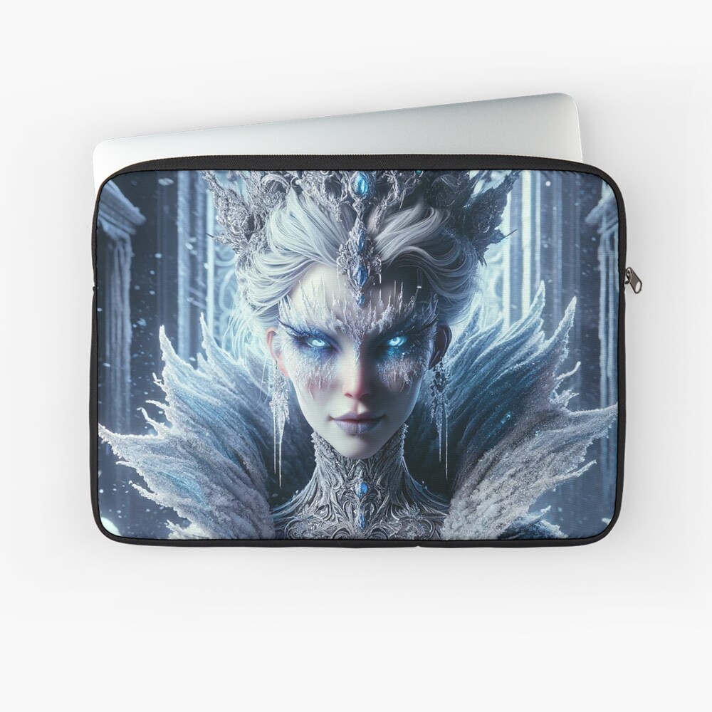 "Icy Gaze of the Snow Queen: Reign of the Frost Throne" Poster by ...