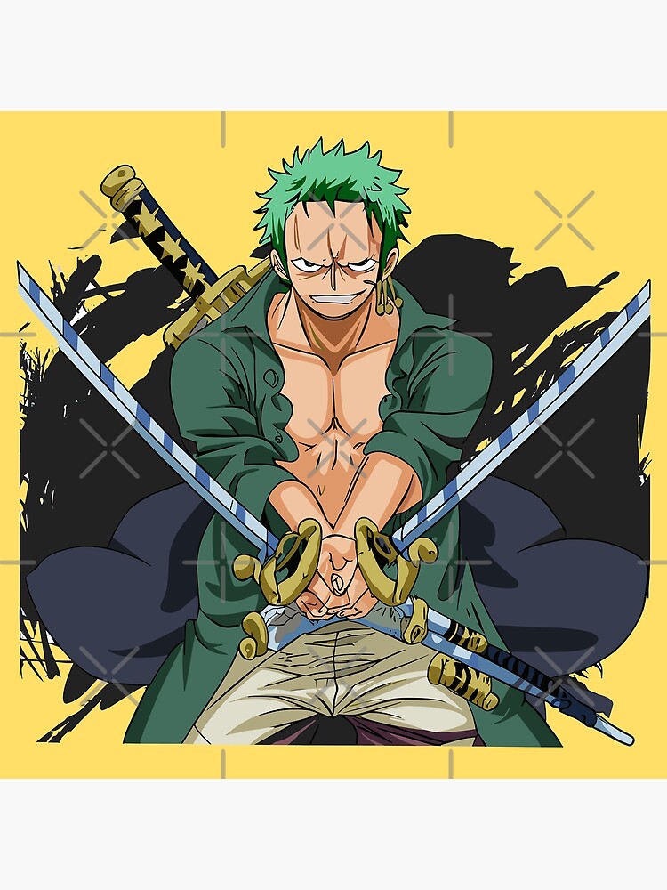 "One Piece Zoro Samurai Three Sword Meme" Poster for Sale by SPBAIK ...