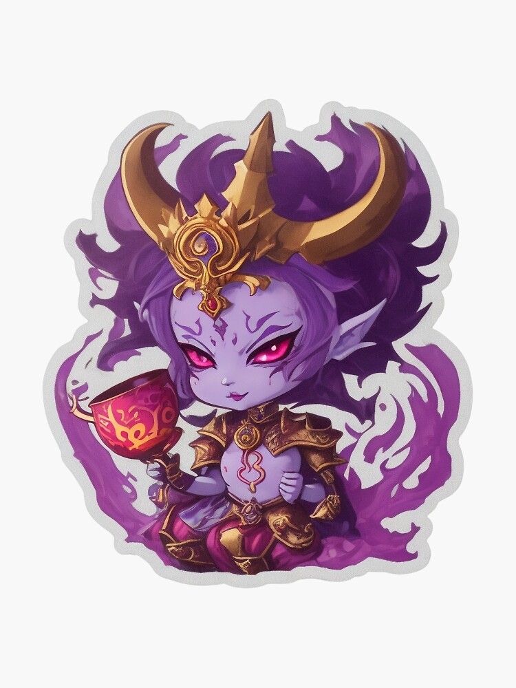 "Slaanesh Daemon Prince Chibi " Sticker by Rebeudesbois74 | Redbubble