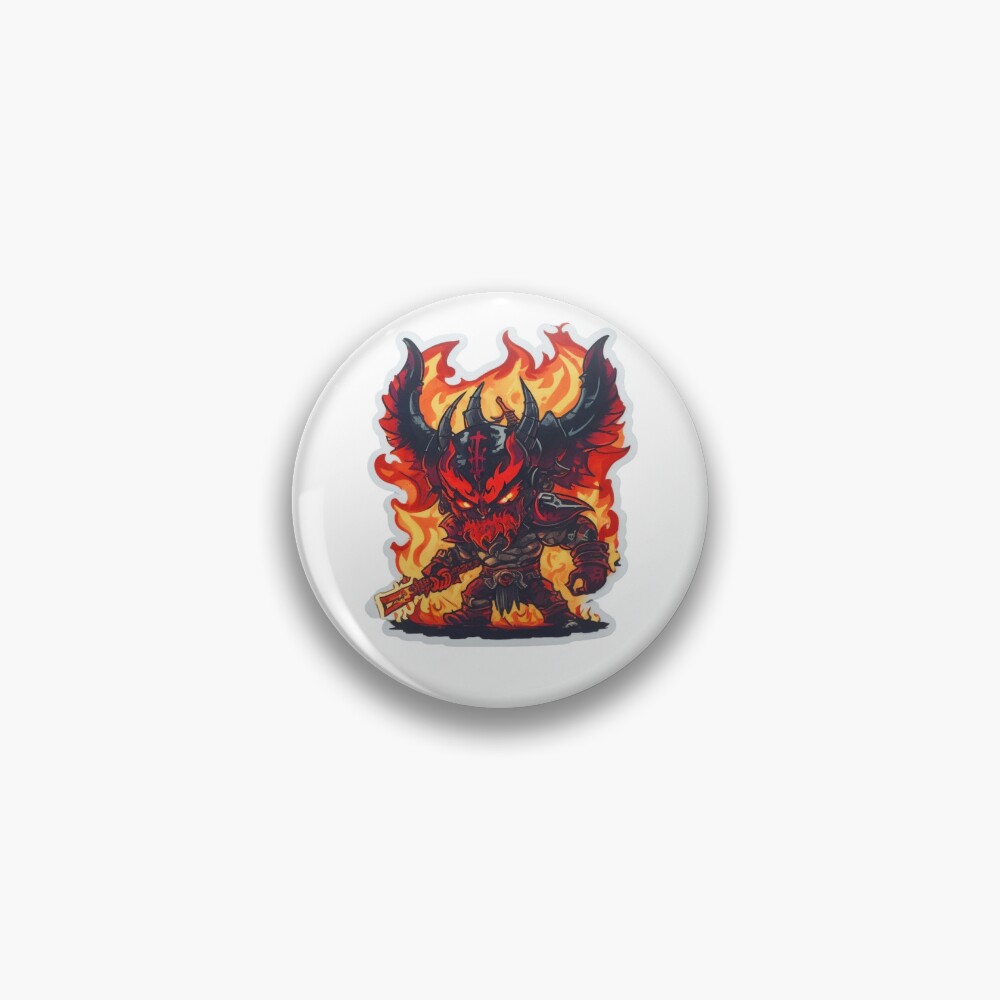 "Butcher Daemon Prince of Khorne Chibi Demon" Sticker by Rebeudesbois74 ...