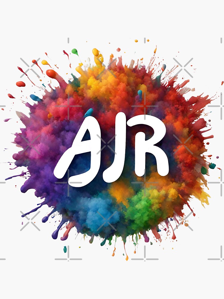 "Ajr Music Band Adam Jack Ryan Full Colors" Sticker for Sale by ...
