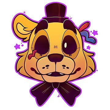 "Five nights at freddys golden freddy" Sticker for Sale by ...