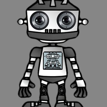 "Cute Robot of Robots | Minimalist Robot Graphic | Simply Adorable ...