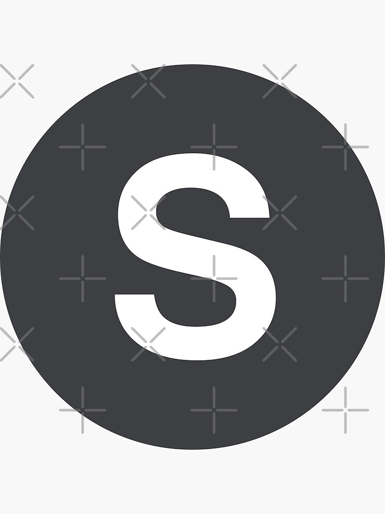 "NYC S Shuttle Subway Train Logo" Sticker for Sale by Oak-Designs ...
