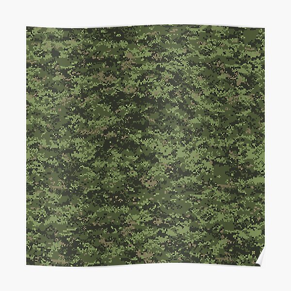 "Camo, Canadian CADPAT" Poster by spacerocket | Redbubble