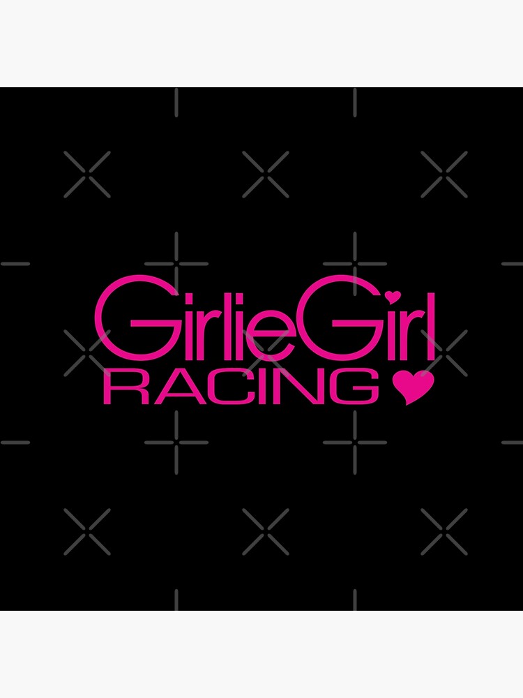 "Girlie Girl Racing - Drift, Custom, Race, Drag..." Pillow for Sale by ...