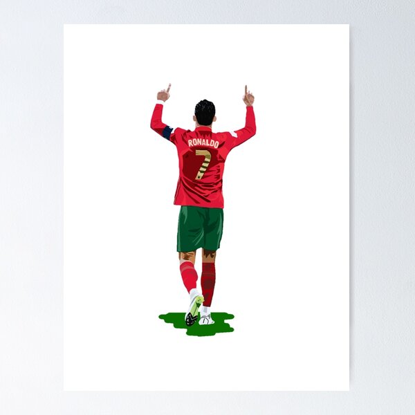 "Hand Drawn Cristiano Ronaldo CR7 Portugal" Poster for Sale by ...