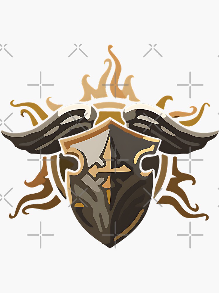 "BG3 Paladin Badge" Sticker for Sale by universepod | Redbubble