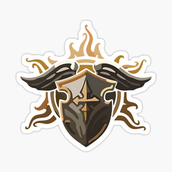 "BG3 Paladin Badge" Sticker for Sale by universepod | Redbubble