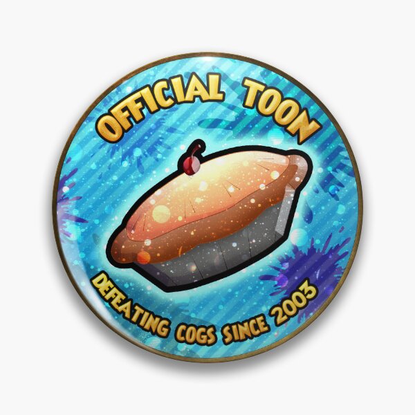 "Toontown - Official Toon" Pin for Sale by BluDragoArts | Redbubble