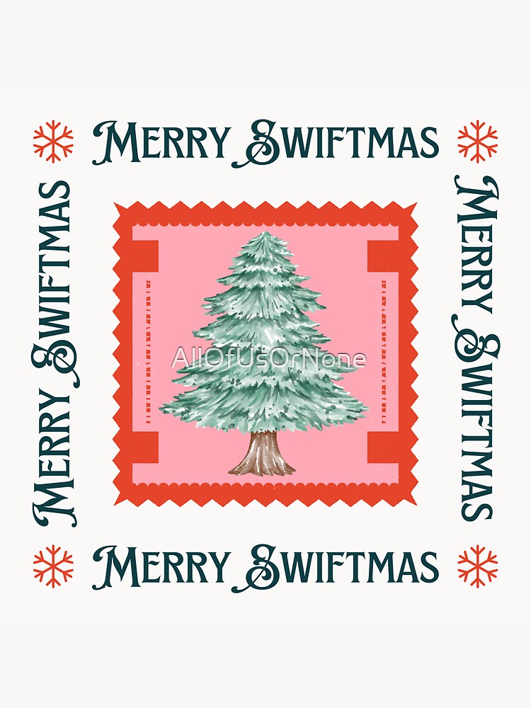 "Merry Swiftmas: Exclusive Taylor Swift-inspired Design for Merry ...