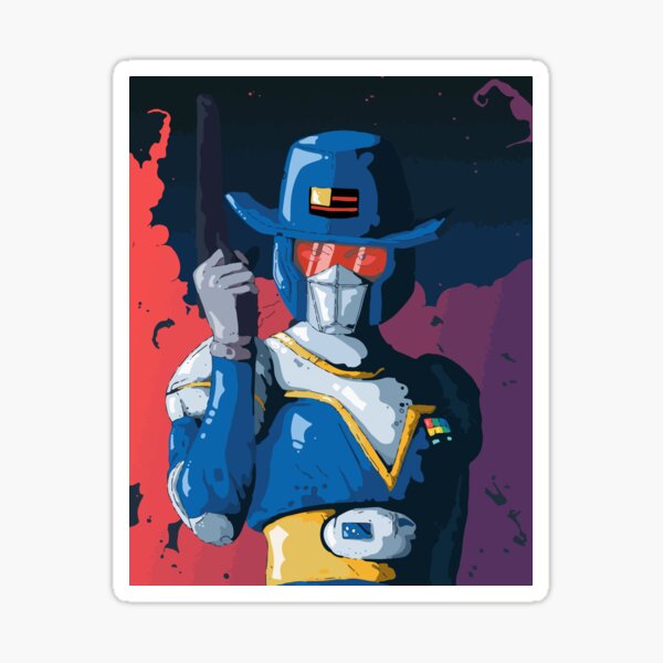 "Saber Rider Colt" Sticker for Sale by kazzoie | Redbubble