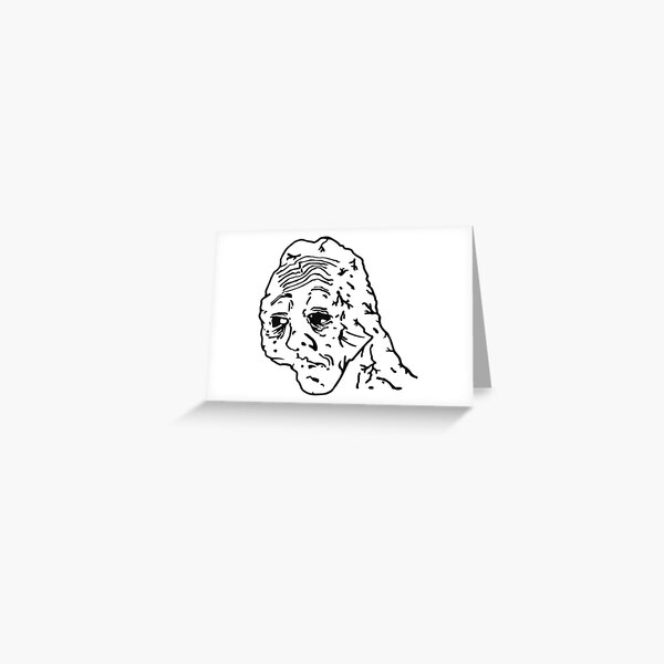"Yes Honey Wojak Meme" Greeting Card for Sale by artvia | Redbubble