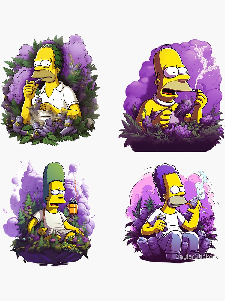 "Simpson Fanny" Sticker by SaylarStickers | Redbubble