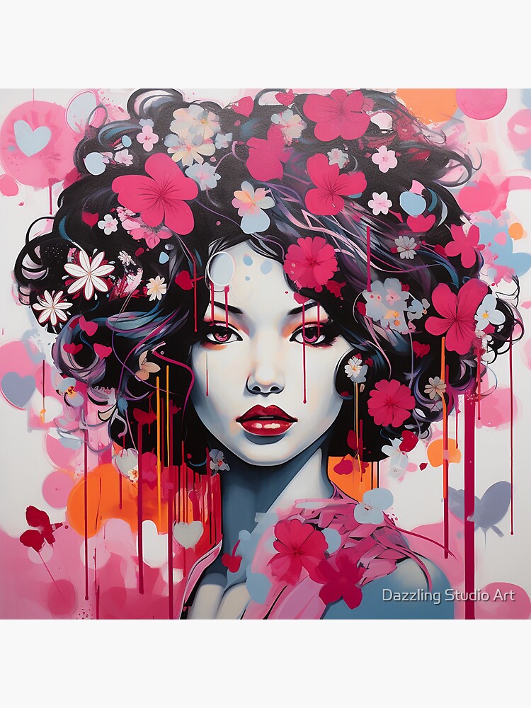 "Pop Art meets Japan: Dive into Japanese-Inspired PopArt with a burst ...