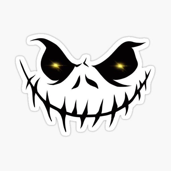 "Evil smiling Face" Sticker for Sale by GBDesigner | Redbubble