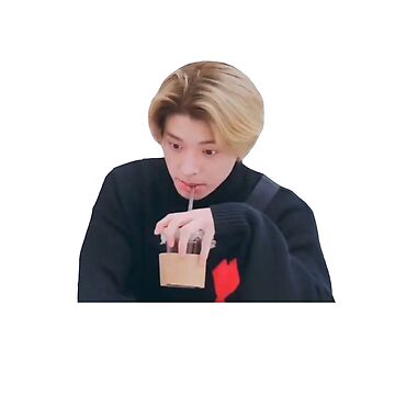 "jake sipping coffee enhypen meme sticker " Sticker for Sale by ...