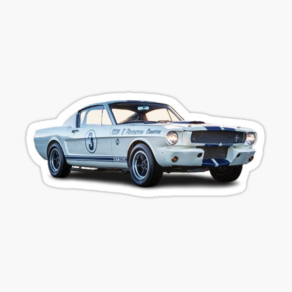"GT 350 Shelby Mustang" Sticker for Sale by retropetrol | Redbubble