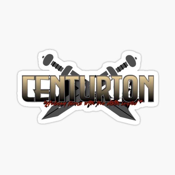 "CENTURION movie logo" Sticker for Sale by TANIS-MERCH | Redbubble
