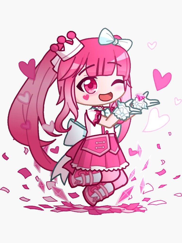 "Kawaii Sugar Splash Art" Sticker for Sale by LicorneCorner | Redbubble