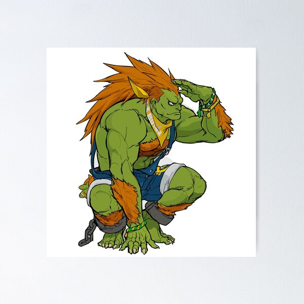 "Blanka Street Fighter 6" Poster for Sale by universepod | Redbubble