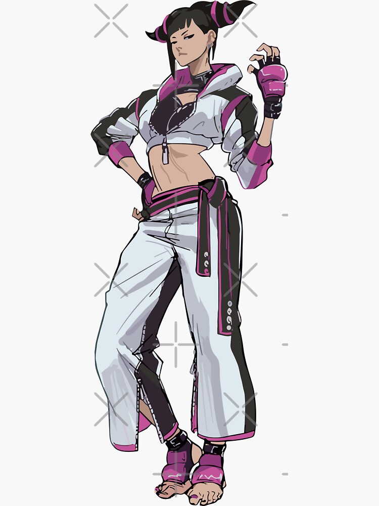 "Juri Street Fighter 6" Sticker for Sale by universepod | Redbubble