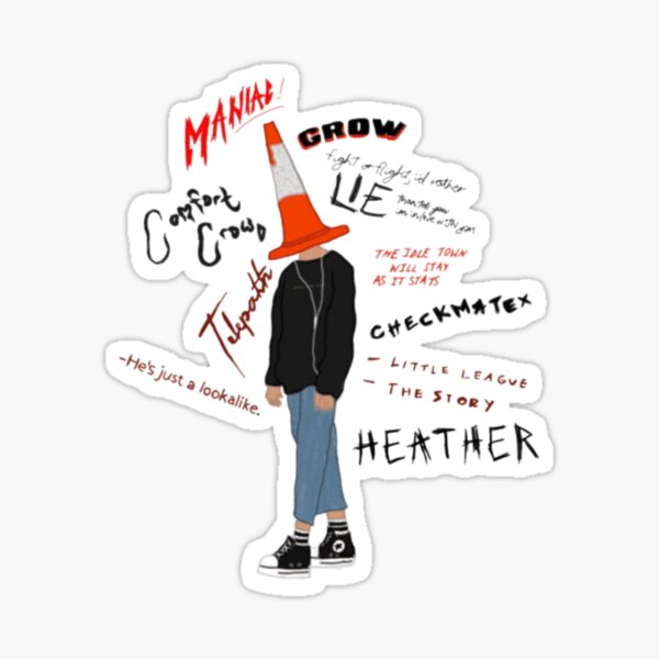 "Conan Gray Conehead design" Sticker for Sale by casettehead | Redbubble