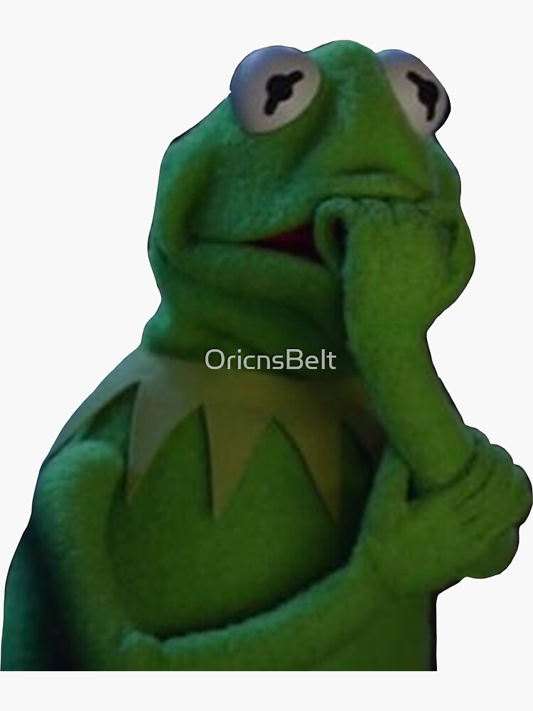 "Kermit" Sticker for Sale by OricnsBelt | Redbubble