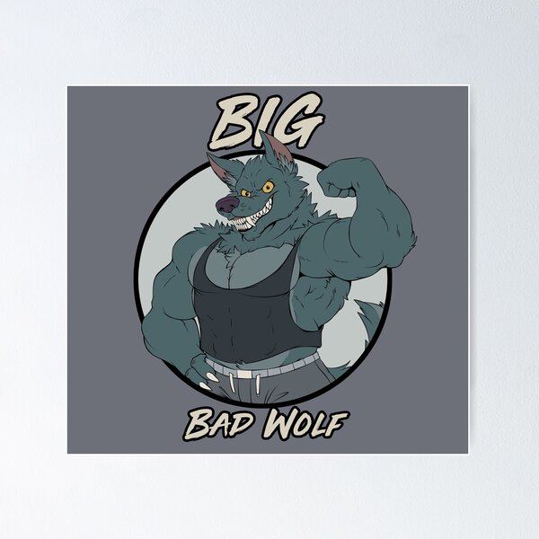 "Gym Werewolf Male" Poster for Sale by Teaselbone | Redbubble