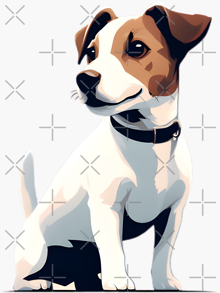 "Jack Russell Terrier" Sticker for Sale by Day Dreamer | Redbubble