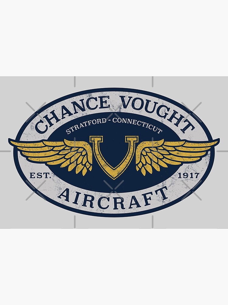 "Chance Vought Aircraft Logo" Photographic Print for Sale by 909Apparel ...