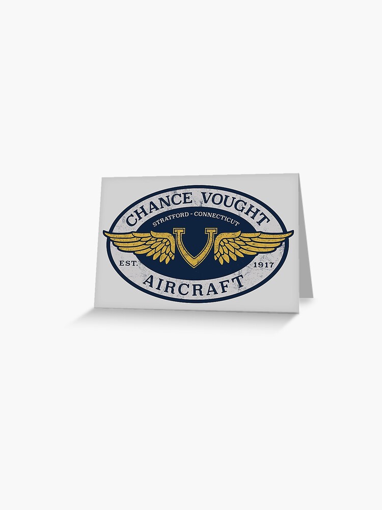 "Chance Vought Aircraft Logo" Greeting Card for Sale by 909Apparel ...