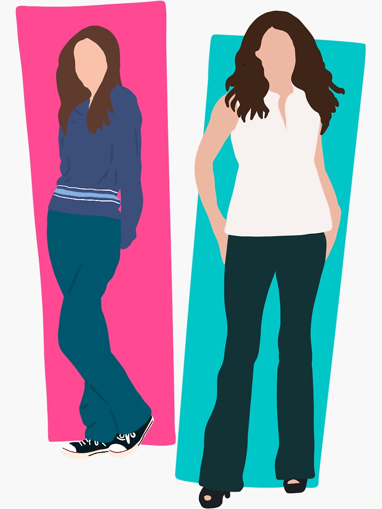 "Rory and Lorelai Gilmore | Cute Mother Daughter Relationship " Sticker ...